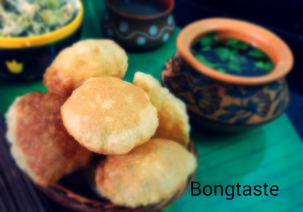 Bongtaste : How to Make Poori of Phuchka or Kolkata Style Panipoori or ...