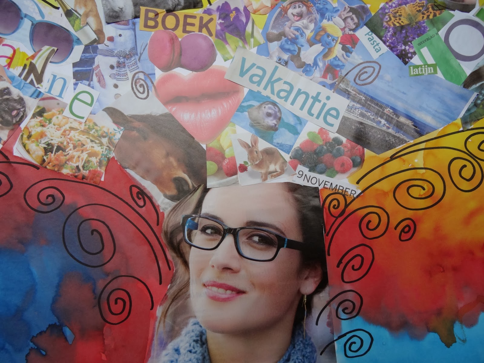 Creatief talent @ SASK!: What's in my head - collage