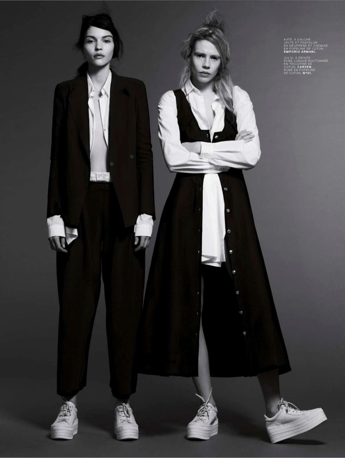 clean-cut: kate bogucharskaia and julia zimmer by daniel thomas smith ...