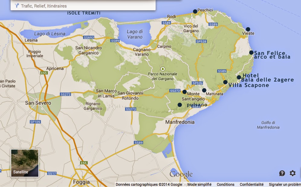 L'ITALIE DE MICHELLE GASTAUT BLOGUE: PUGLIA /LES POUILLES/ GARGANO