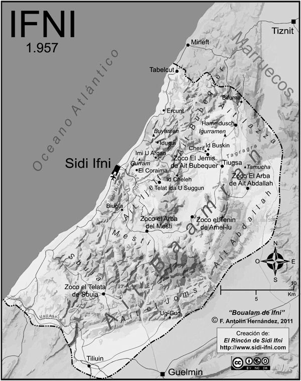Boualam de Ifni: El Territorio de Ifni en 1957
