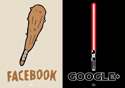 Facebook vs Google+ evolucion