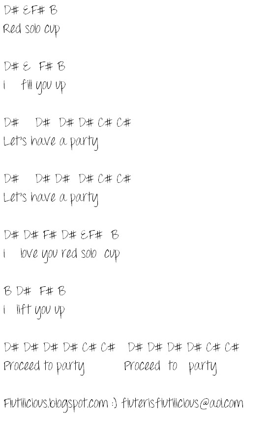 Flutilicious: Red Solo Cup by Toby Keith