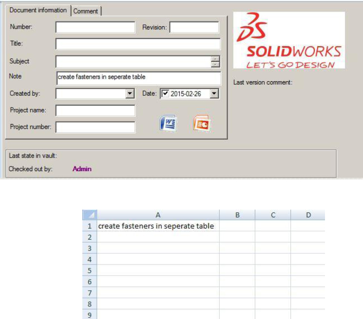 EGS India | Official Blog: How to link SolidWorks EPDM Data Card Values ...