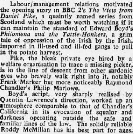 It's time to release "The View From Daniel Pike" on DVD!