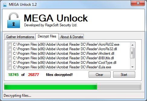 MEGA Unlock - Unlock all Ransomwares / Cryptlockers