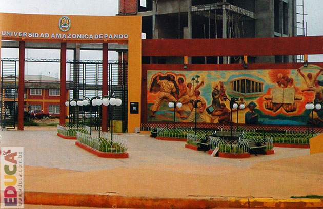 Pando: Destinos turisticos mural de la Universidad Amazónica de Pando