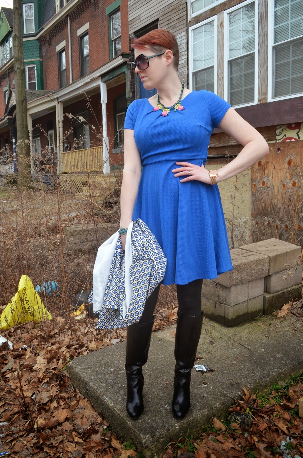 Badass in a Blue Dress