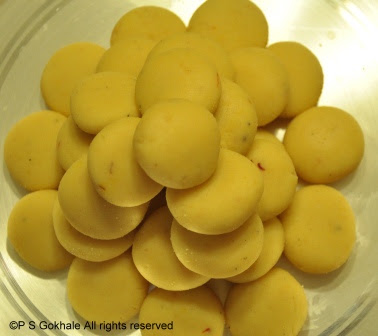 Recipes for all Occasions: Kesar Pedha/Peda