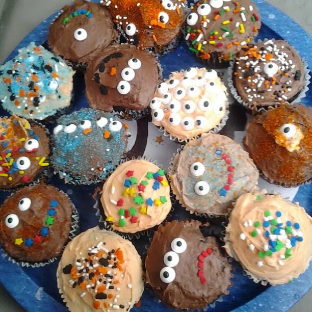 You'll Thank Me One Day: Fall Bucket List: Monster Cupcakes