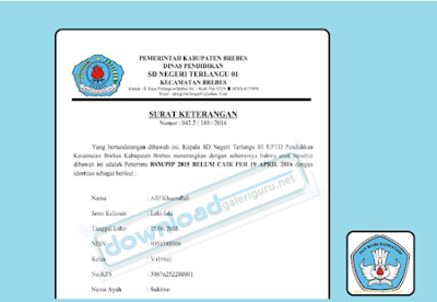 Contoh SK ( Surat Keputusan ) Pengambilan Dana BSM/PIP Untuk SD ...