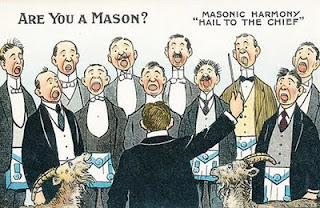 Freemasonry - in the press and under the hammer.: Masonic cartoon