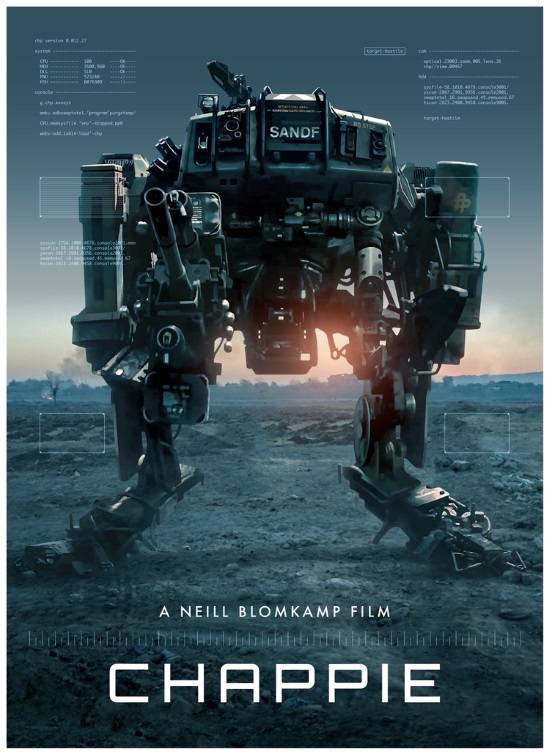 CHAPPIE: CLIPS Y POSTERS FAN ART. EL DIRECTOR HABLA DE SU INSPIRACION ...
