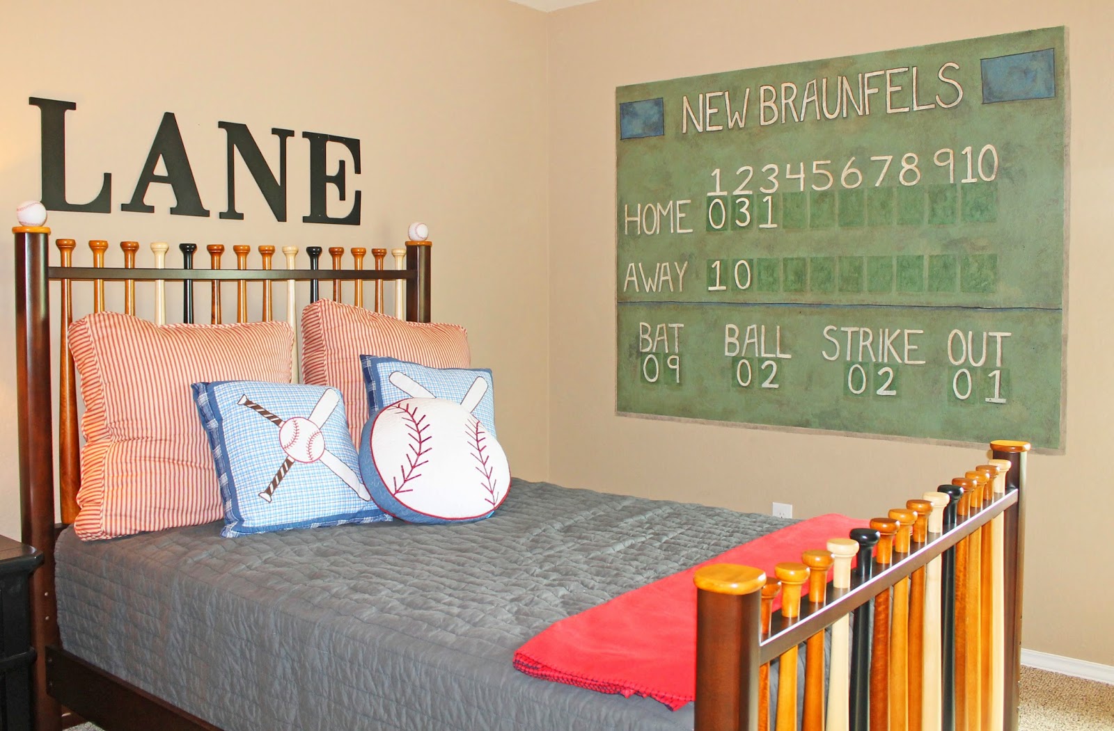 The ragged wren : Baseball Boys Room