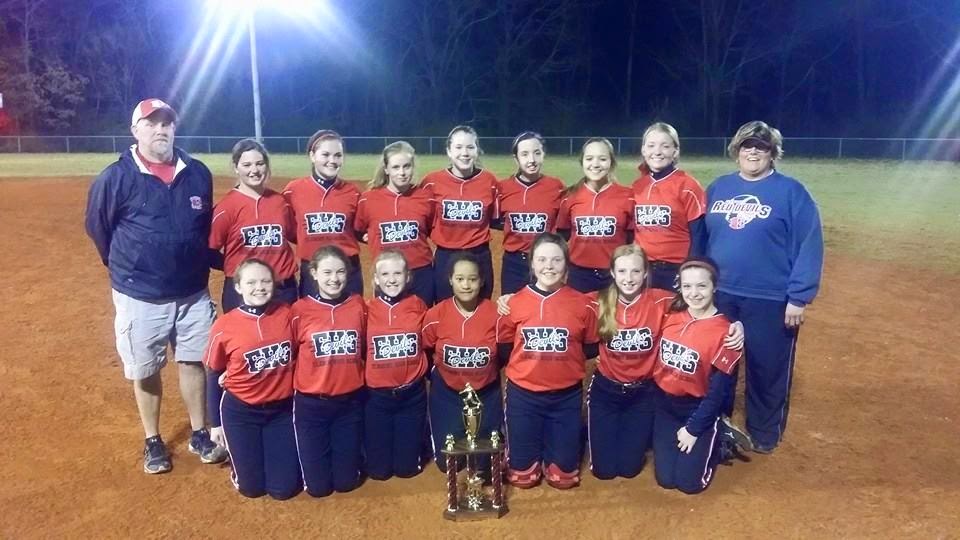 ELKMONT ALABAMA: MIDDLE SCHOOL SOFTBALL CHAMPIONS