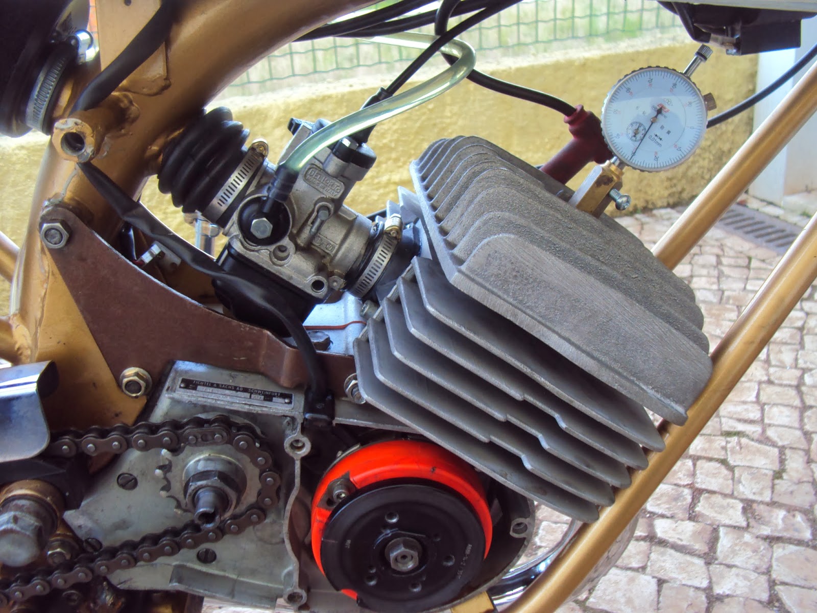J.M.C.S. MOTOS E PEÇAS: MOTOR SACHS 80CC PREPARADO COM ROTOR C LUZ