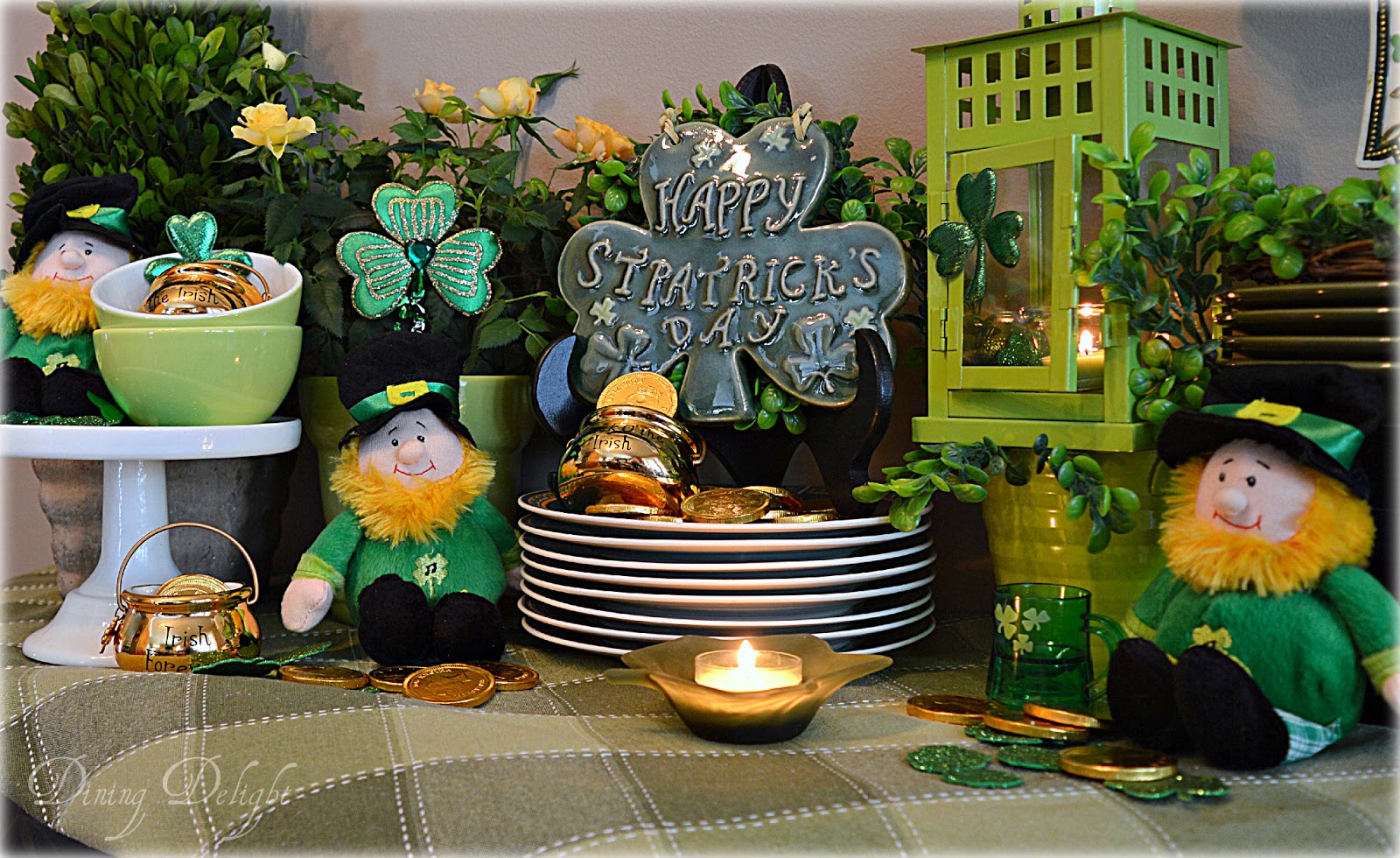Dining Delight: St Patrick's Day Display