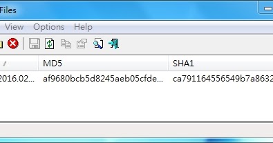 MD5、SHA1、SHA256 校驗碼使用方法