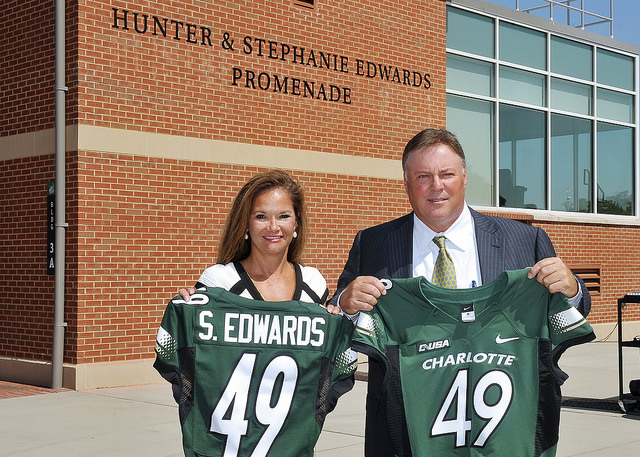 UNC Charlotte News: $2 million gift names football promenade