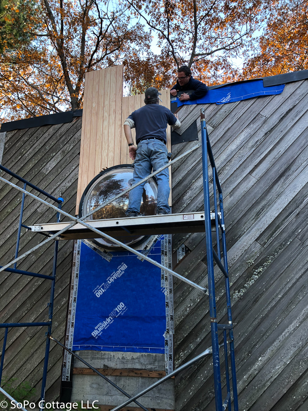 SoPo Cottage: For the Love of a Bubble Window - But Don't Try This at Home