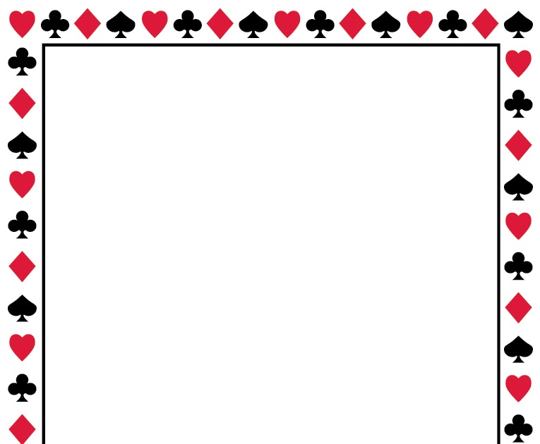Playing Card Border Free at Zac Ayers blog