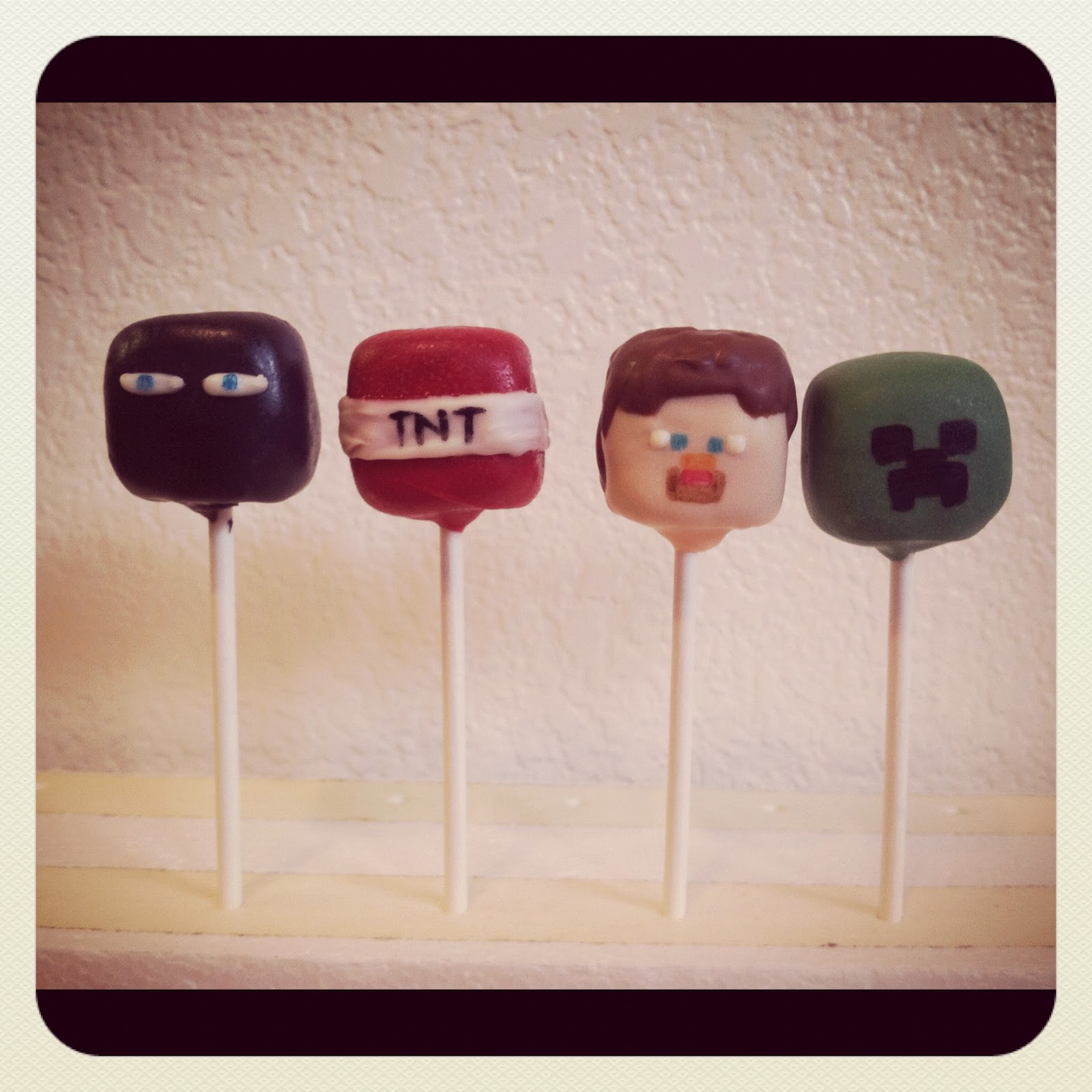 vypassetti cake pops: Minecraft