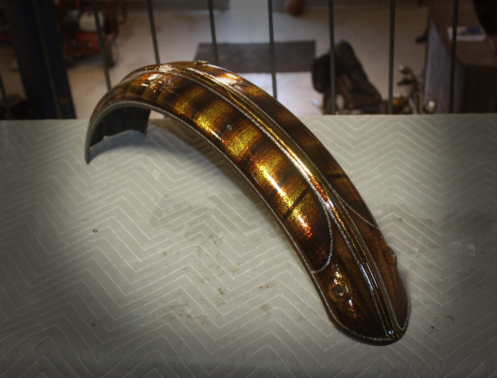 Online Motorcycle Paint Shop: Metal flake brown and gold candy mexican ...