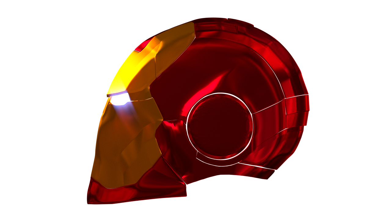 CG Portfolio: Ironman head model & Render