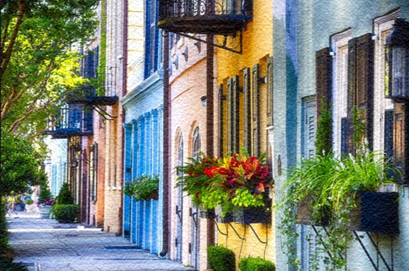 Life in the Slow Lane (The Pearl): Charleston’s Rainbow Row