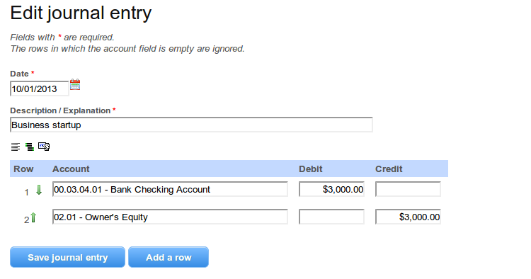 LearnDoubleEntry.org Official Blog: Sample exercise 01