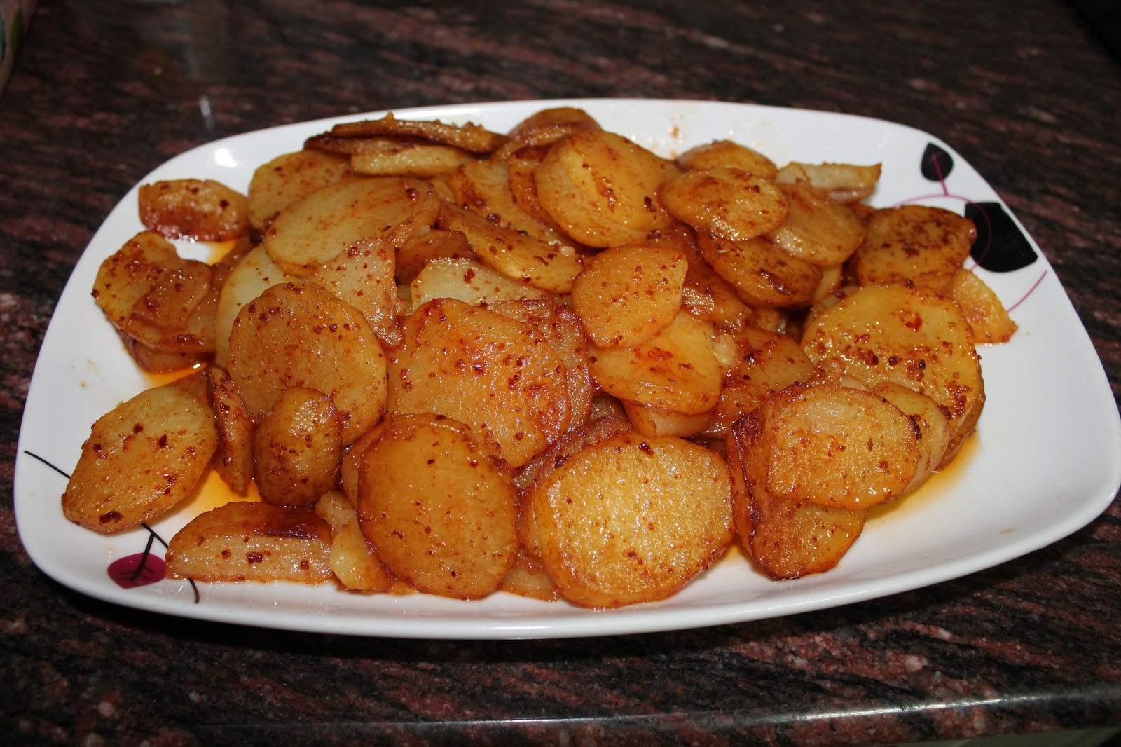Mis Recetas: Patatas rojas.