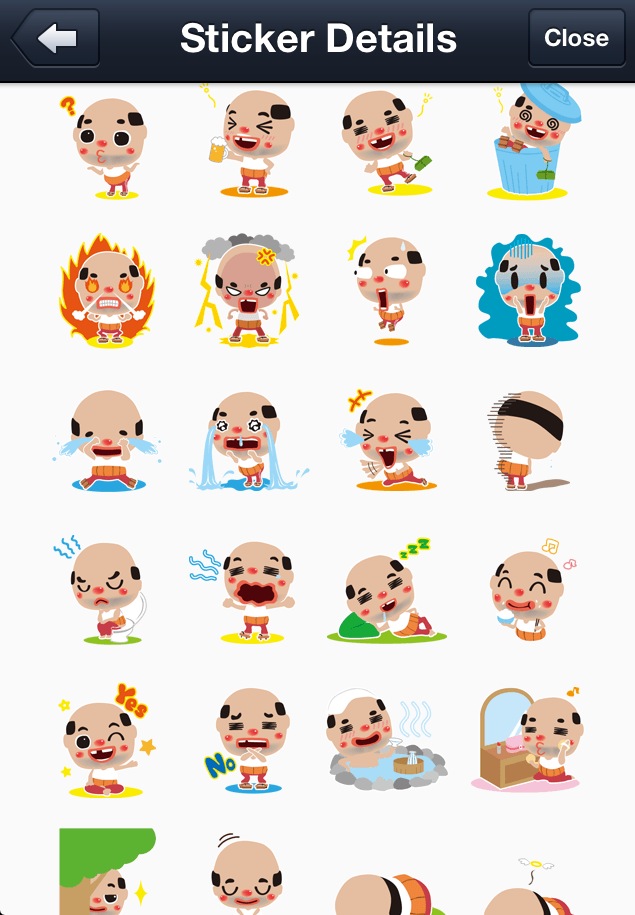 LINE Stickers Community: New LINE stickers 1/4/2013