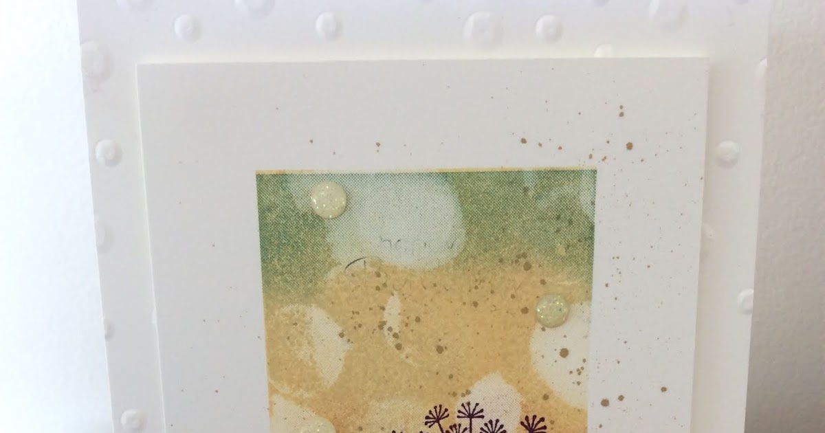 Bokeh Dots with the "Stamparatus Multicolour stamping technique"