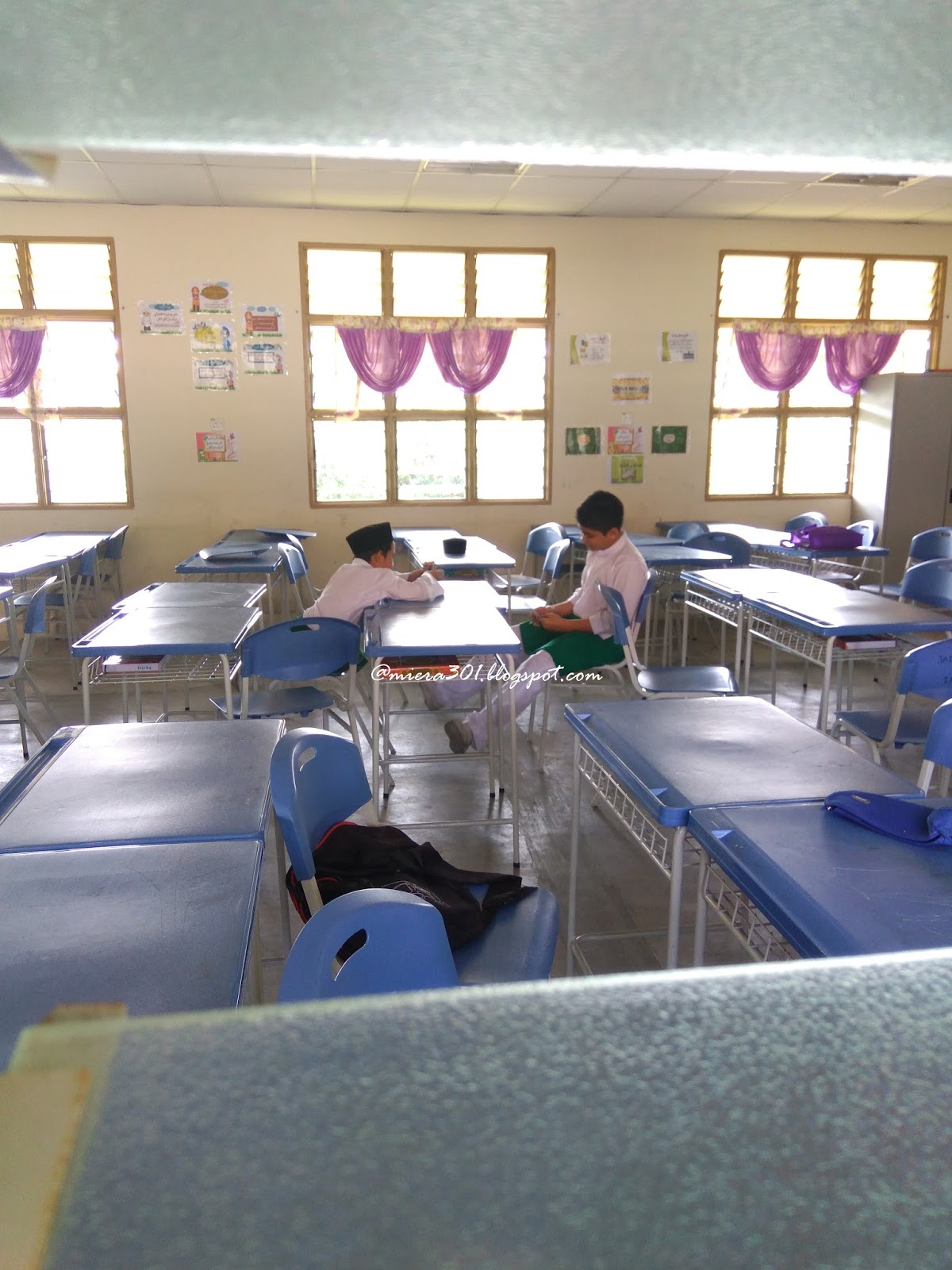 Moon punyer blog: Hari ambil report card