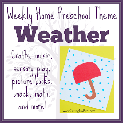 Weather Theme- Weekly Home Preschool | What Can We Do With Paper And Glue