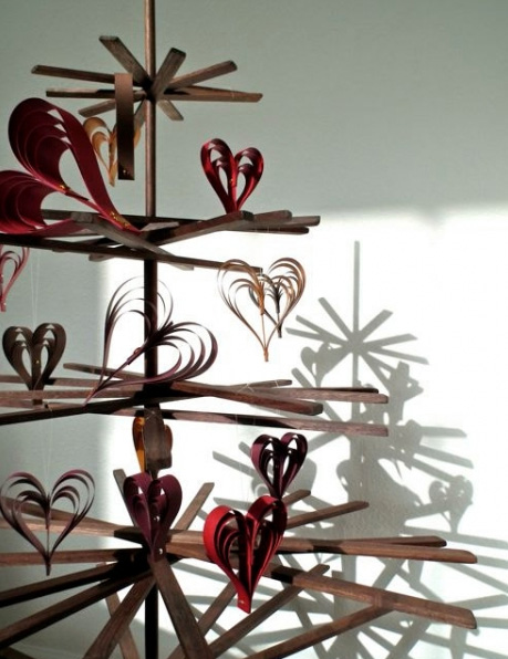 If It's Hip, It's Here (Archives): Modern Wood Christmas Tree By ...