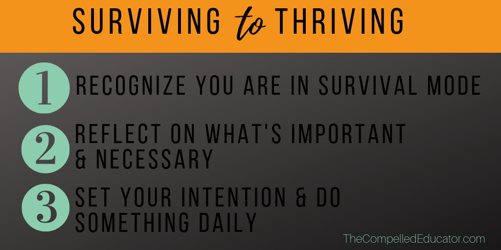 The Compelled Educator: 10 ways to move from surviving to thriving