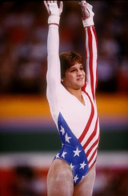 Mary Lou Retton gymnast and Olympic performance Photo shoots