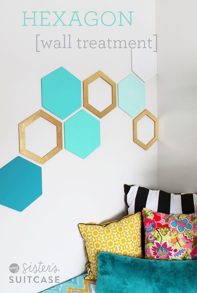 Hexagon Wall Treatment - The DIY Exchange