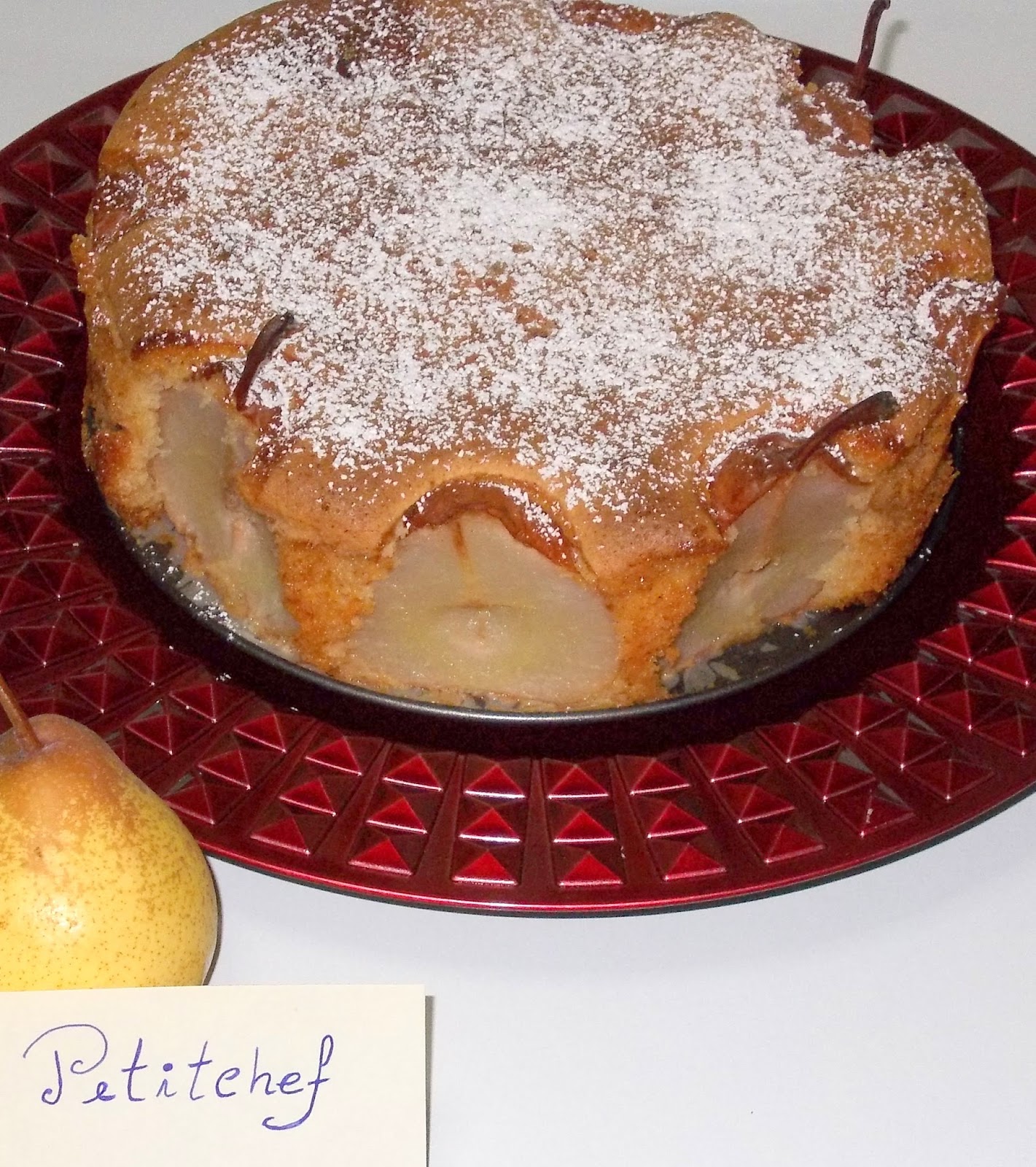 Bolo de Pêras | Receita rápida e simples de fazer