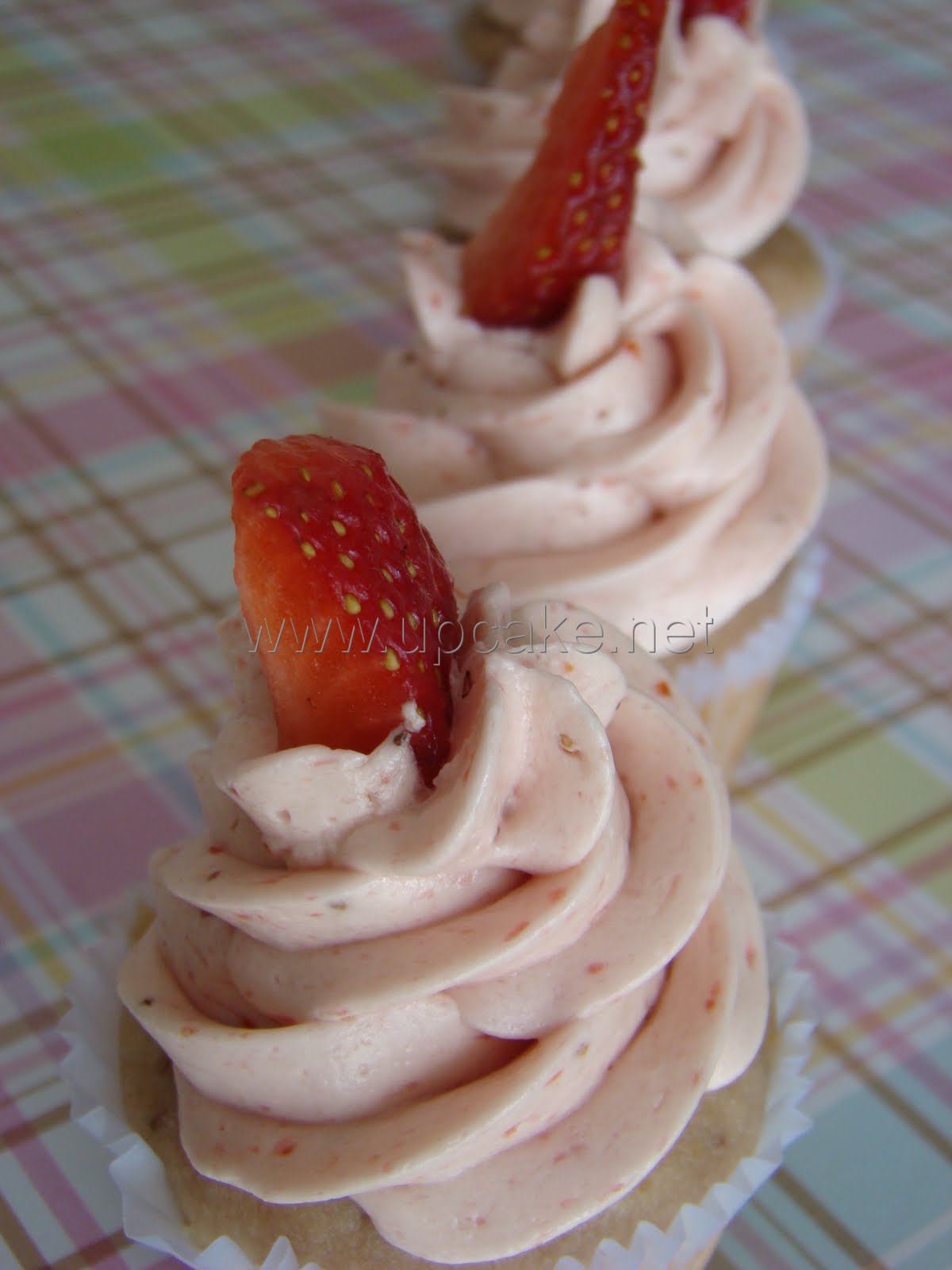upCake: Mini cupcake de morango
