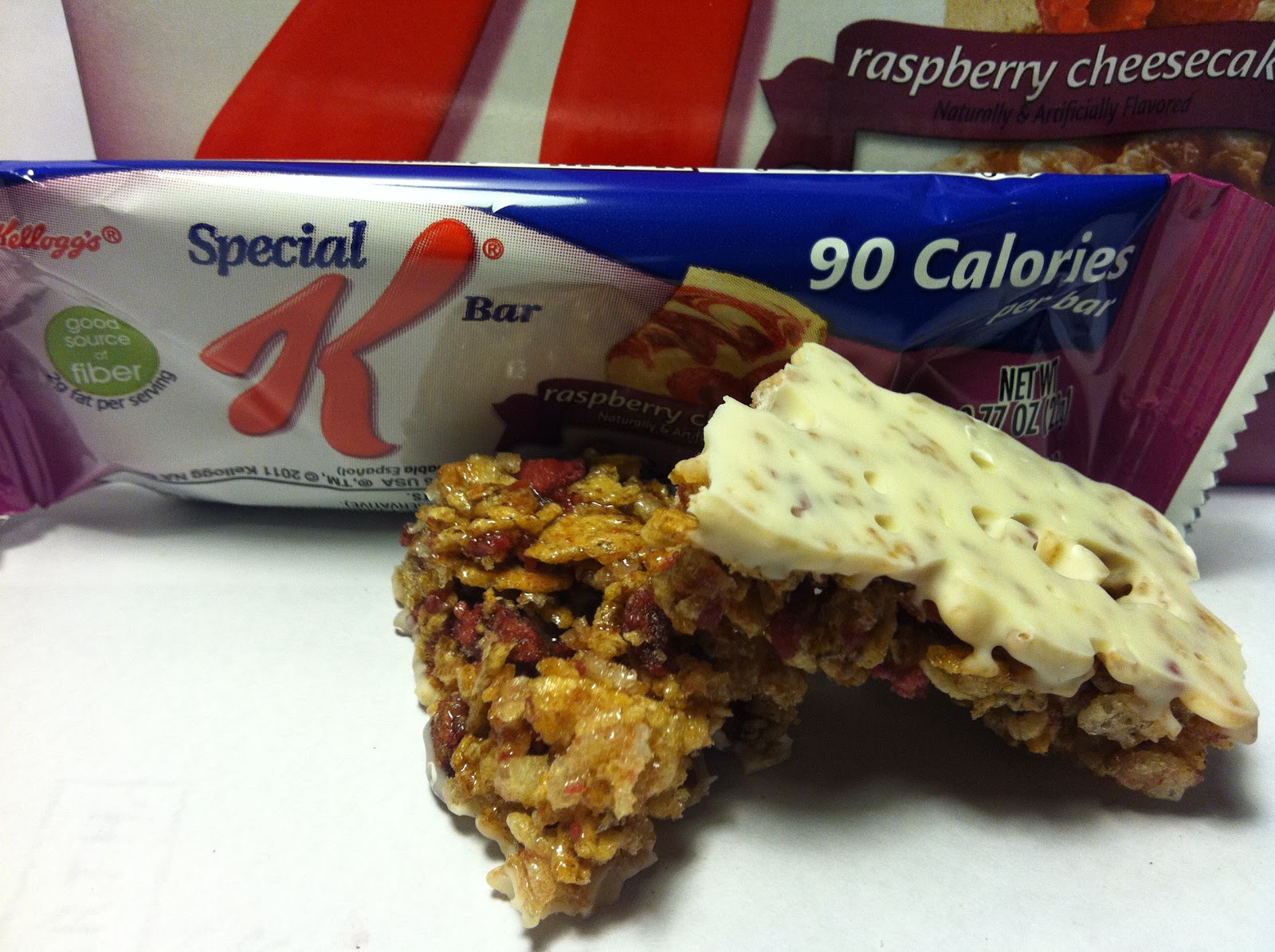 Crazy Food Dude: Review: Kellogg's Special K Raspberry Cheesecake Bar