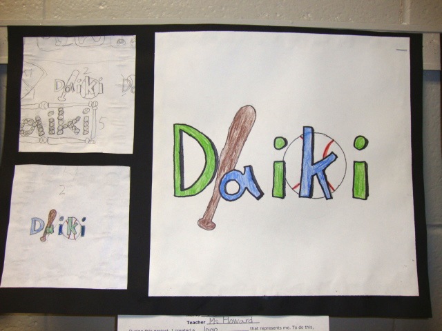 Thomas Elementary Art: 5th Grade Personal Logos
