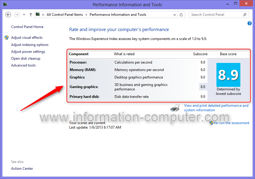 How To Get The Windows Experience Index Score In Windows 10