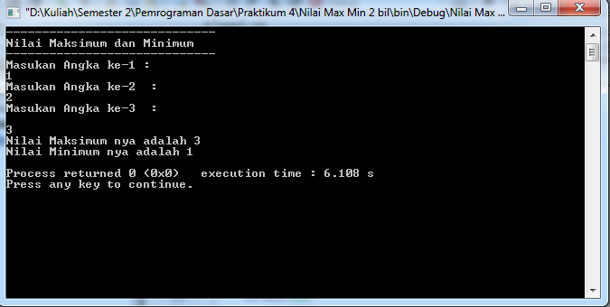 Algoritma Menentukan Nilai Max dan Min