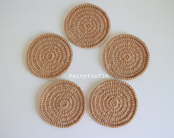 FairyFinFin: Crochet Coasters, Coaster, Crochet home, dinning table ...
