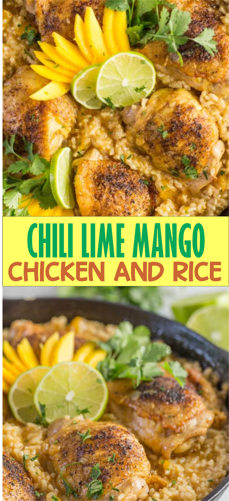 CHILI LIME MANGO CHICKEN AND RICE | EAT