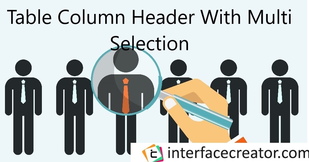Material Angular Table Column Header With Multi Selectionmaterial Angular Table Column