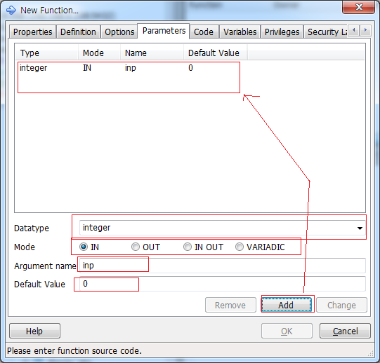 쿠sal 컴 Db Postgresql 에서 Stored Procedure 만들기eoy 0052