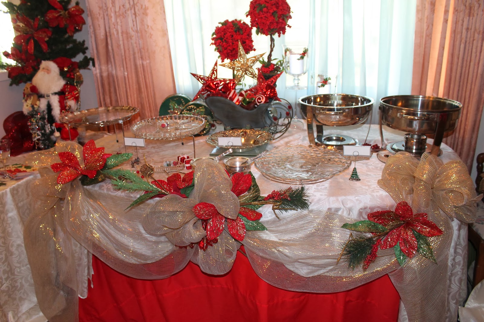 Christmas Buffet Tablescape ~ The Art of Events